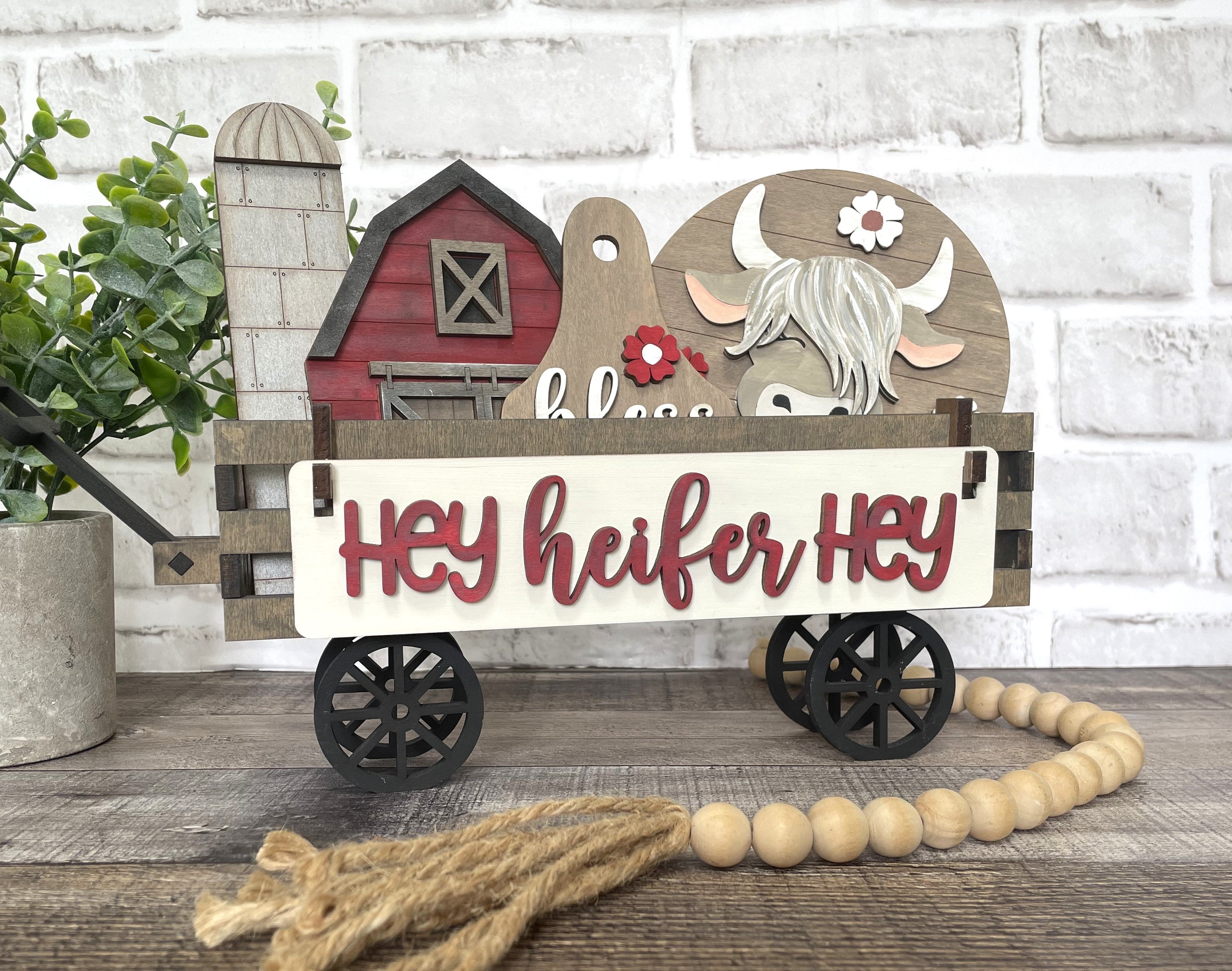 Highland Cow Interchangeable Set – Grady Custom Creations