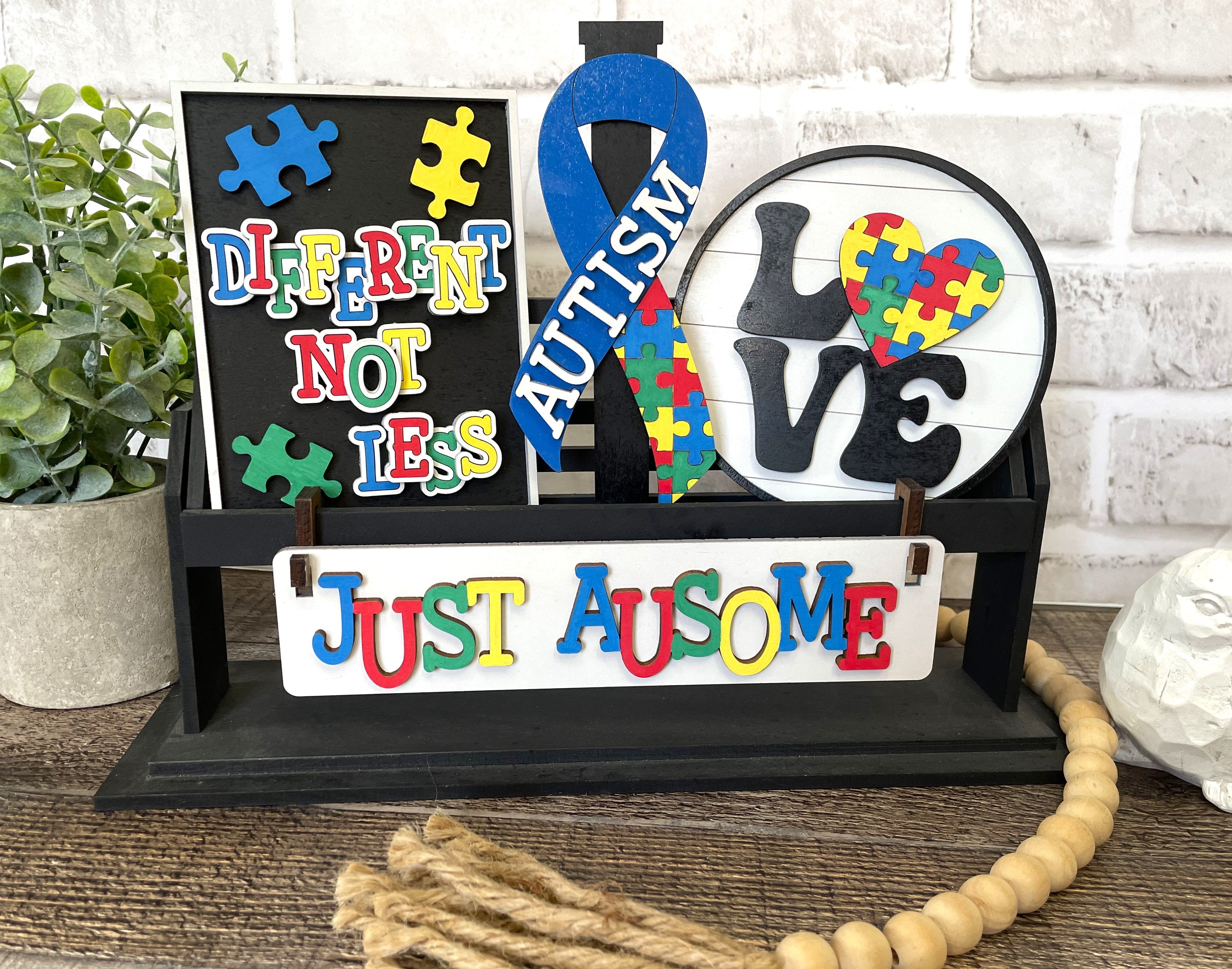 Autism Awareness Insert Sets – Grady Custom Creations